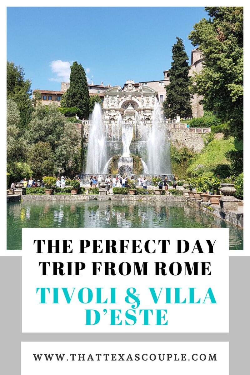 Tivoli-The Perfect Day Trip from Rome | That Texas Couple