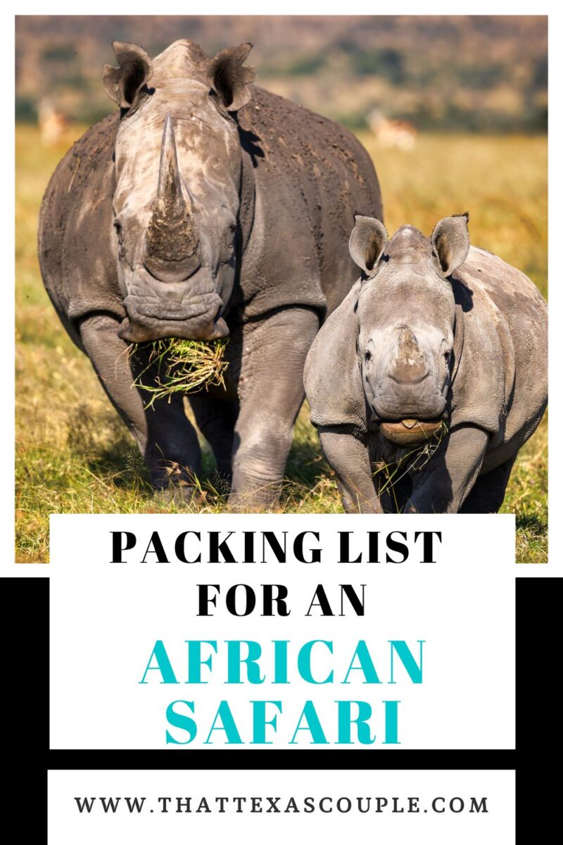 What to Wear For A Safari (The Ultimate Safari Packing List) | That ...